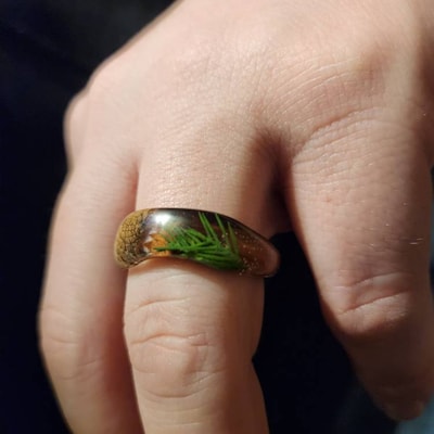Birch Forest Ring, Juniper Wood Ring, Men Woden Ring, Anniversary Wood ...