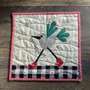 Comfort PDF Pattern Full Color Mini Quilt Quilt Block Bird Pattern Raw ...