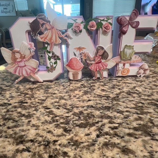 Fairy Birthday Centerpieces Fairy First Birthday Party Decorations ...