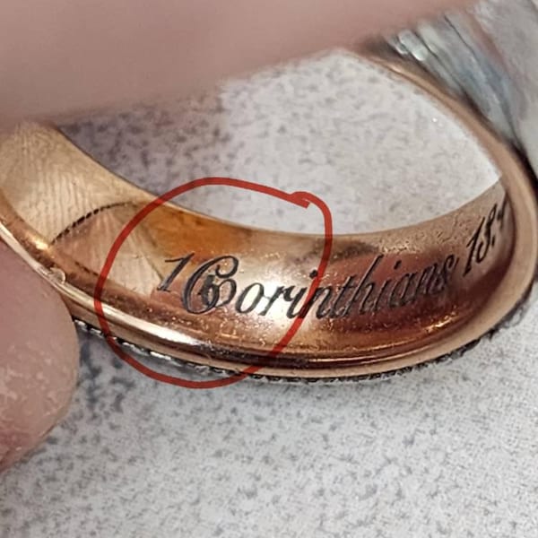 Black Brushed Ring, Domed Ring, Blue Groove Ring, Classic Ring, Mens ...