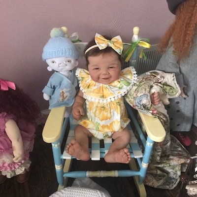 Personalized Hand Painted Rocking Chair, Surf Rocking Chair, Hand ...