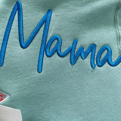 Rustic Charm 3D Puff Cursive Script Embroidery Font - Etsy