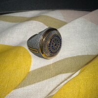 Kaaba Silver Men's Ring-islamic Gifts for Her Kaaba Ring, Islamic Gift ...