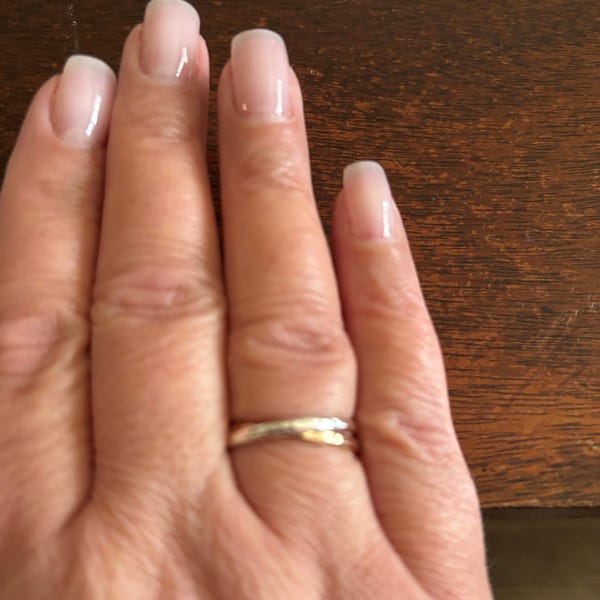 14k Gold and 925 Silver Russian Twist Ring, Gift for Her, Interlocking ...