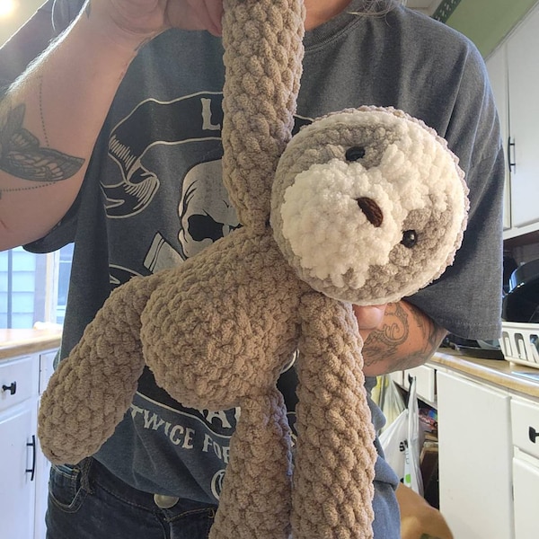 Sloth Crochet Pattern Amigurumi PDF Pattern - Crochet Sloth Plush ...