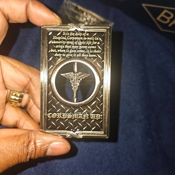 Navy Corpsman Challenge Coin - Etsy