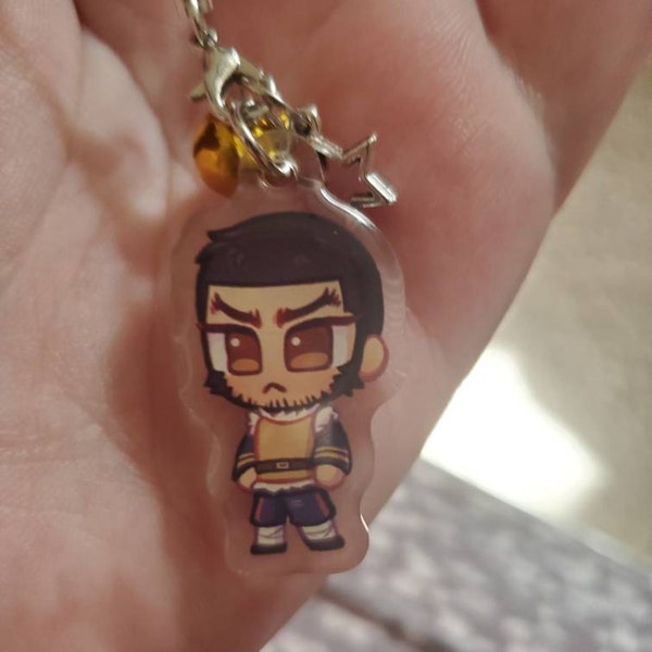 DOUBLE SIDED Chibi Star Guardian Xayah and Rakan Acrylic Keychains ...