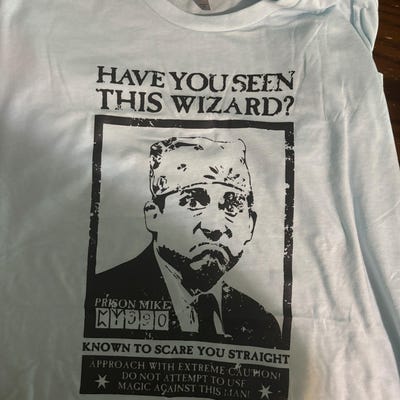 Prison Mike Dangerous Wizard Universal Shirt Wizard World Shirt Pottery ...