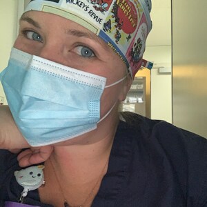 Skulls and Roses Scrub Cap Surgical Cap Chemo Cap Headwear - Etsy