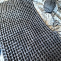 Crochet Waffle Stitch Blanket Pattern | Easy Waffle Stitch Afghan ...