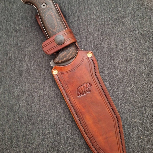 Becker BK7 Hand Made Leather Sheath - Etsy