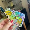 The Simpsons Mr Sparkle Sticker - Rainbow Foil Hologram - Etsy