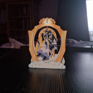 Angel Dust Hazbin Hotel Paper Craft Standee - Etsy