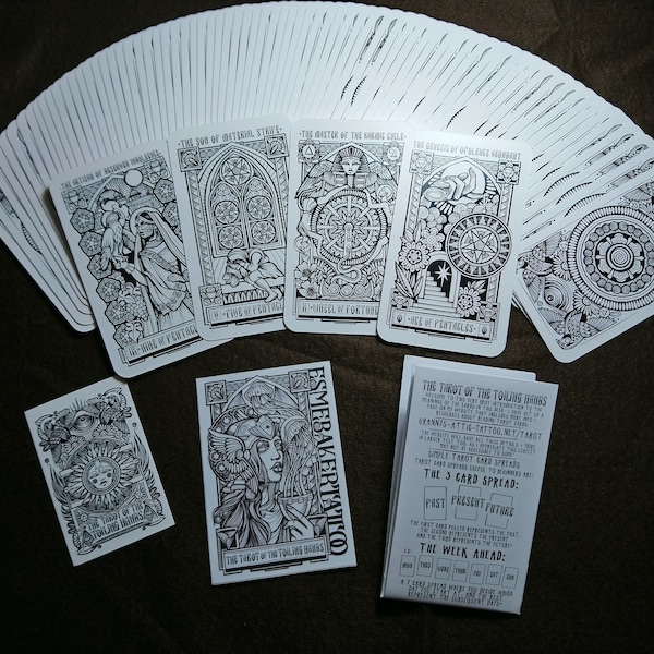 The Tarot of the Toiling Hands 78 Card Tarot Deck by Esme Baker - Etsy