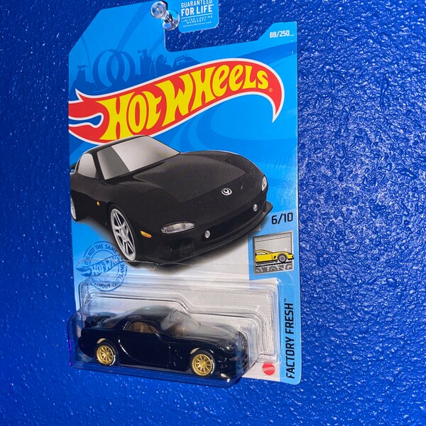Hot Wheels Blue Mazda Rx7 FD Wheel Swapped - Etsy