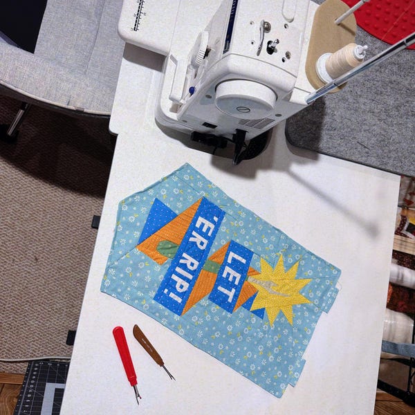 LET 'ER RIP! Banner Pdf Pattern - Etsy