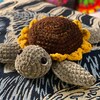 Crochet Sunflower Turtle PATTERN, Crochet Turtle Pattern, Crochet ...
