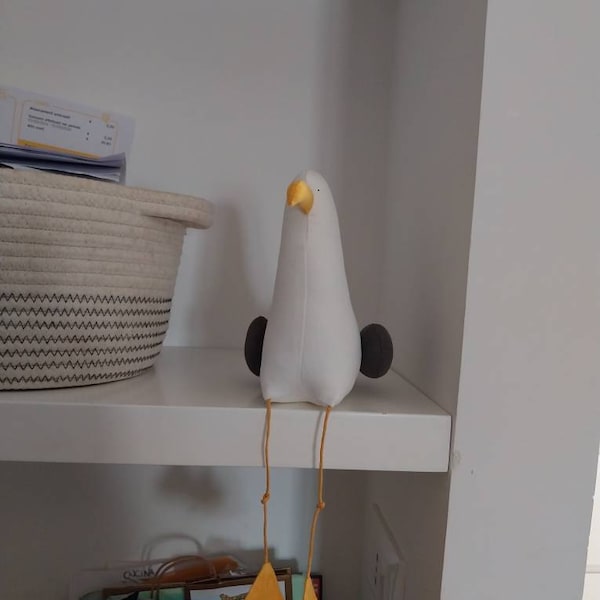 Seagull With Bag and Sardine, Collectible Toy, Seagull Mine, Seagull ...