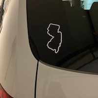New Jersey NJ State Outline Vinyl Decal Sticker - Etsy