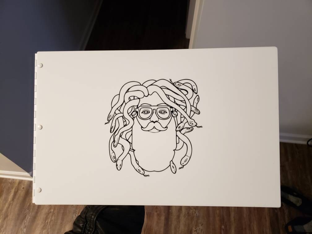 White 11x17 Portfolio Book Case 11X17 Landscape Glossy White | Etsy