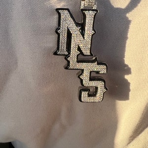 Custom Iced Out Danny Phantom Dark in the Glow Cartoon Pendant in 925 ...