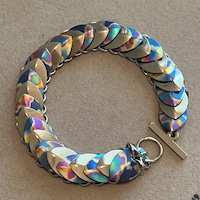 TUTORIAL DNA Double Helix Inverted Spiral Chainmaille Intermediate ...