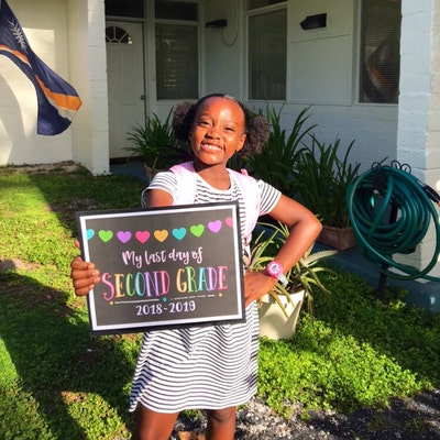 LAST Day of Second Grade, Printable Last Day, End of School Sign, Last ...