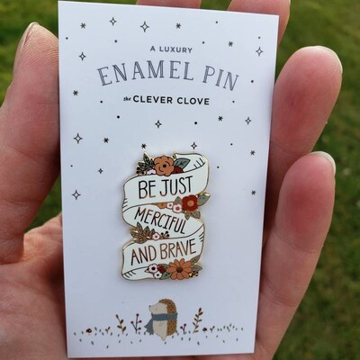 Be Brave Enamel Pin Narnia Pin Lapel Pin Enamel Pins - Etsy