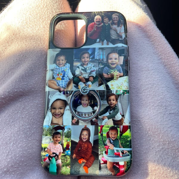 Personalized Custom Picture Collage Phone Case - Custom Phone Case With Photo - Photo Collage ...