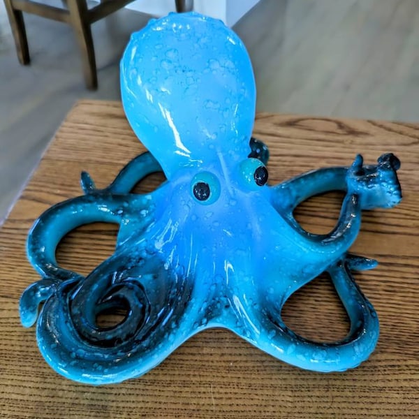 LED Night Light Statue Marine Life Home Decoration Figurine Room/home ...