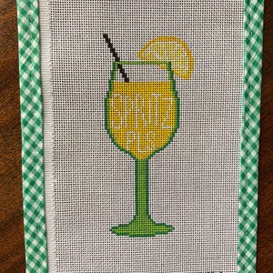 Aperol Spritz (spritz Pls) Handpainted Needlepoint Canvas - Etsy