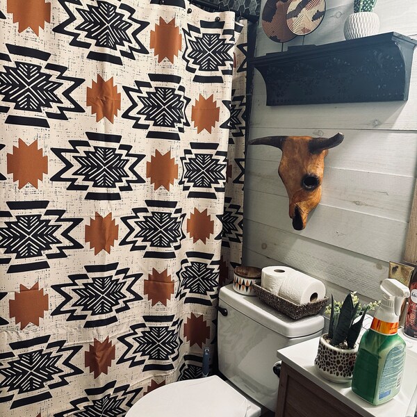 Modern Aztec - Curtain / Sheer + Blackout - Etsy