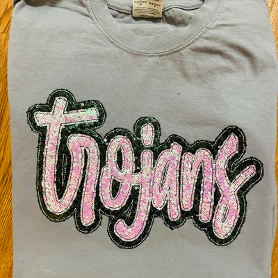 Boy Mama Block Applique Embroidery With Satin Script Three - Etsy