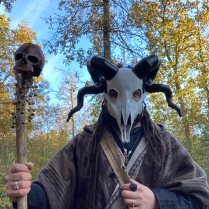 Pagan Skull Mask Leather Pattern PDF by Leatherhub - Etsy