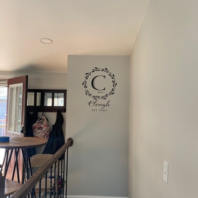 Front Door Decal Family Monogram Personalized Storm Door - Etsy