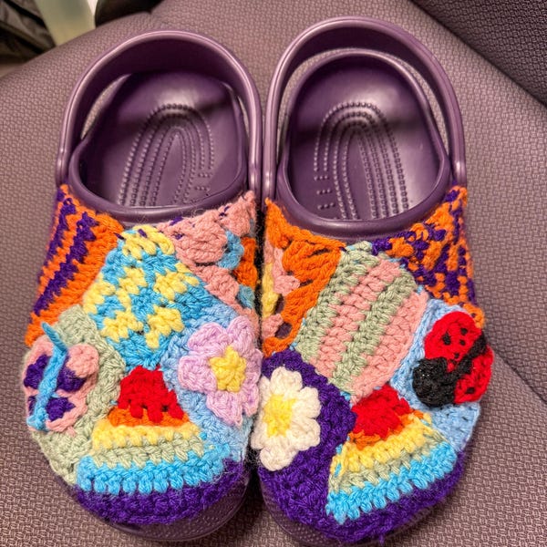 Crochet Croc Cover, Shoe Pattern - Instant PDF Download, Creative ...