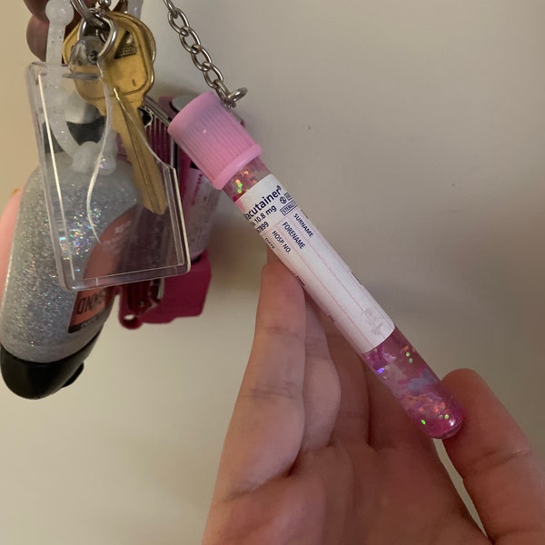 Phlebotomy Keychain With Butterflies - Etsy
