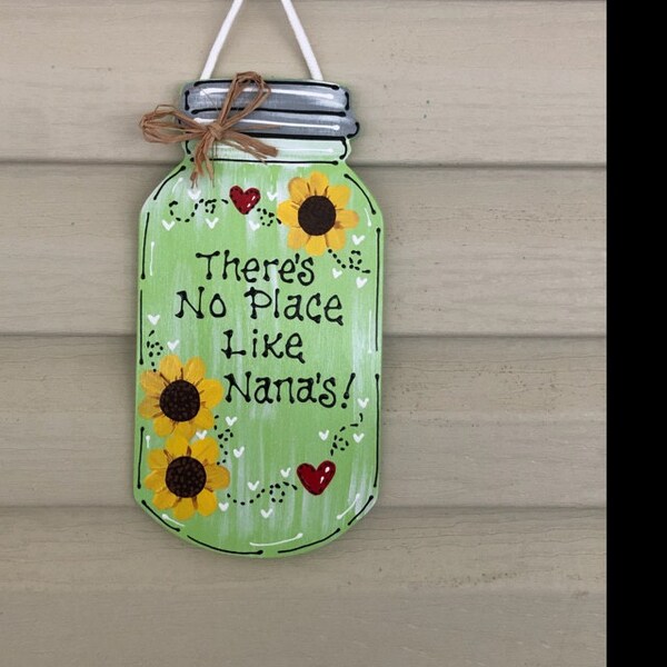 Welcome Y'all FIREFLY MASON JAR Fireflies Sign Hanging Door Family Wall ...