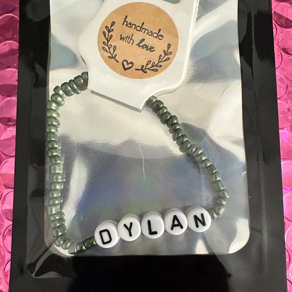 Inside Out Beaded Bracelets Characters, Joy, Fear, Anger, Sadness ...