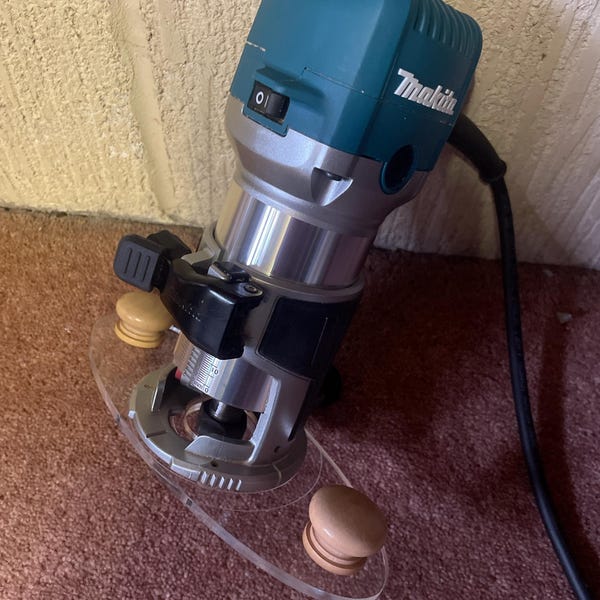 Extra Large Makita Katsu Router Base - Clear Acrylic - Etsy