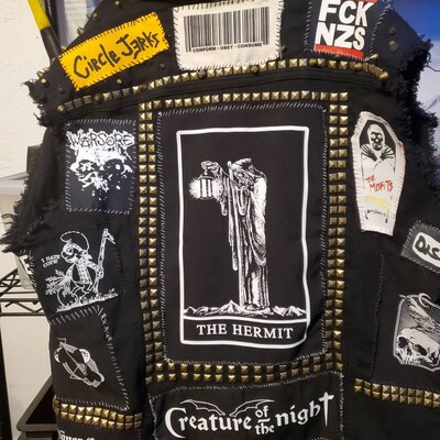 Barcode DIY Patch Punk Crust Black Flag off Leftover Crack Oi - Etsy