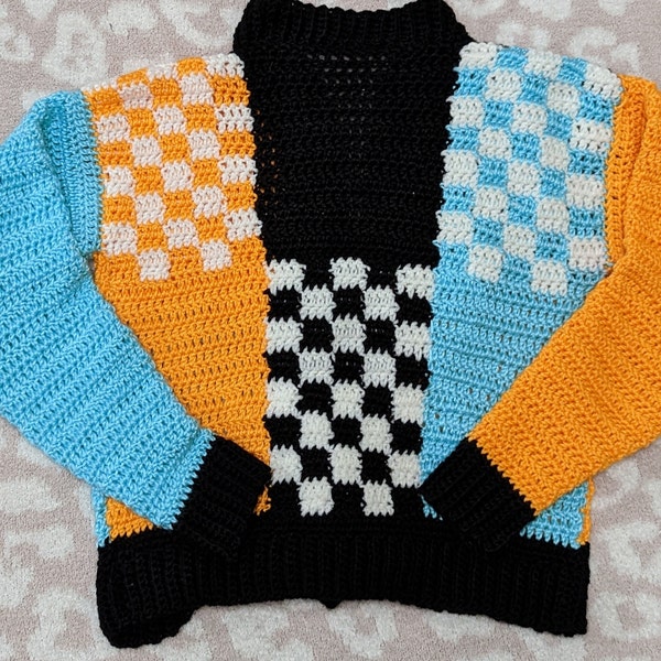 Gothic Vampire Granny Square Crochet Cardigan PDF Pattern DIGITAL ...