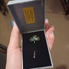 Tiny White DAISY TIE PIN Daisy Tie Tack Marguerite Daisy Tie Pin White ...