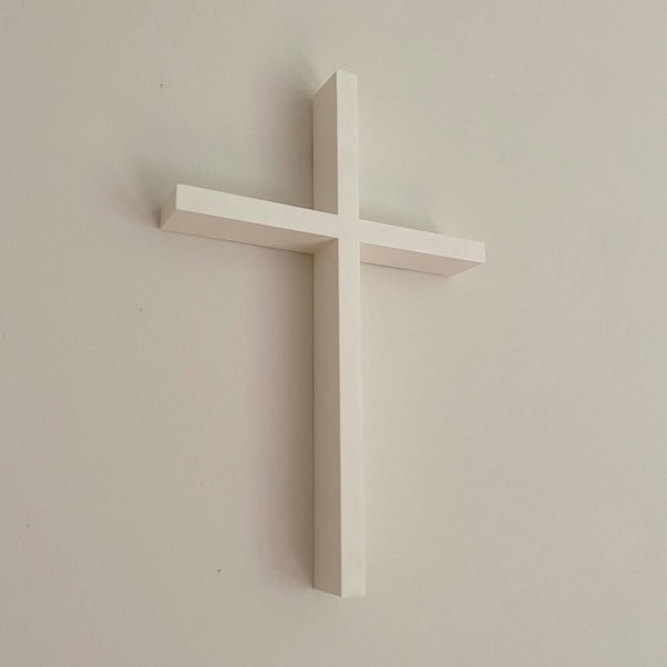 Cross, Wall Cross, Cross Decor, Minimalist Cross, Religious Cross, Wall ...