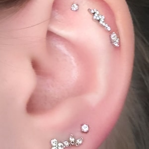 16G Stardust Septum Ring/daith Earring/septum - Etsy