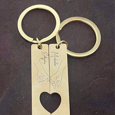 Engraved Keychainpersonalized Keychaincustom - Etsy