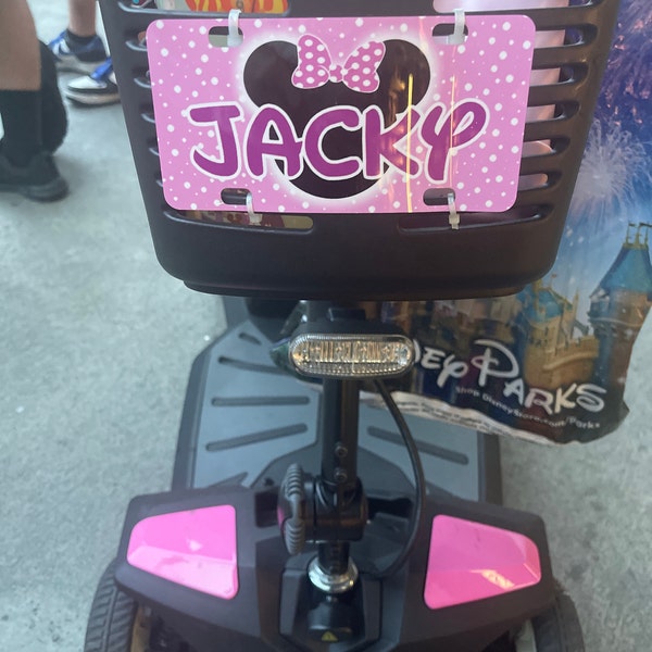 MINNIE MOUSE Mini License Plate Personalized Design#2 Custom Bike ...