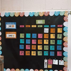 Boho Classroom Decor, Boho Birthday Bulletin Board - Etsy