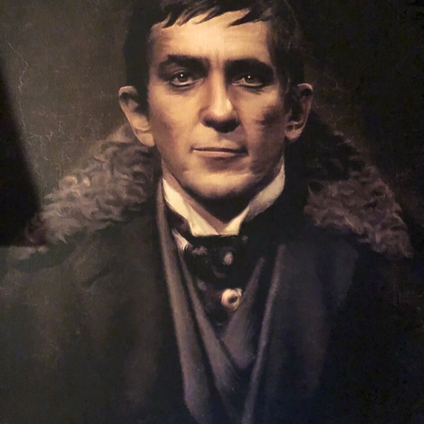 Barnabas Collins Canvas Portrait From DARK SHADOWS - Etsy