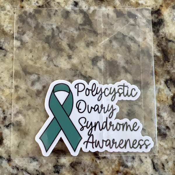 PCOS Awareness Sticker | PCOS Warrior | PCOS Strong Journal Sticker ...